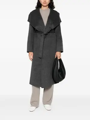 Soft Goat Wool Coat - Grey