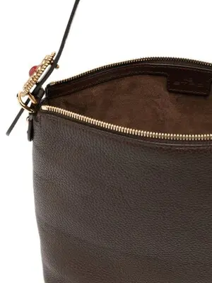 Etro Medium Leather Hobo Bag - Brown