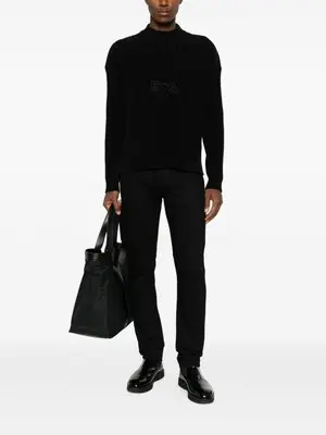 Emporio Armani Cotton Crewneck Sweater