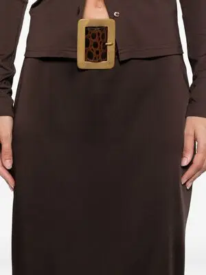 TOM FORD Satin Midi Skirt