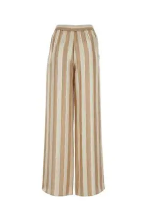 Fendi Printed Silk Palazzo Pant