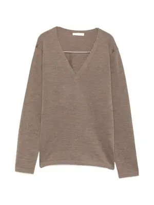 THE ROW Cashmere Poesis Sweater - Grey