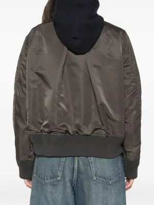 Sacai Cotton Blend Hooded Sweatshirt