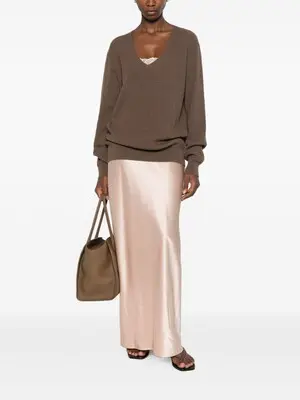 THE ROW Phef Cotton And Cashmere Sweater