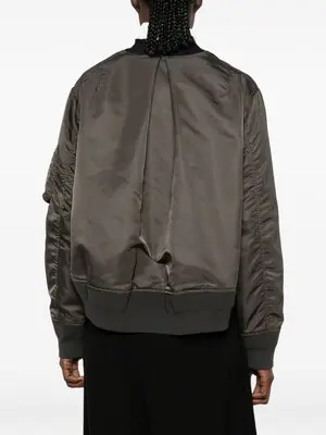 Sacai Cotton And Nylon Cardigan