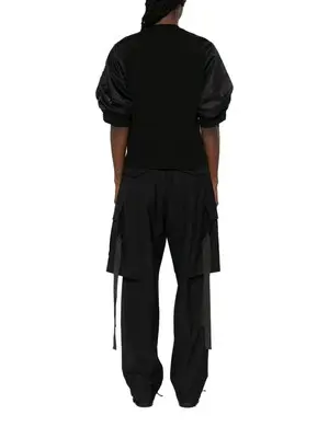 Sacai Cotton And Nylon T-shirt