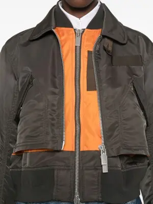 Sacai Cotton Blend Blouson Jacket