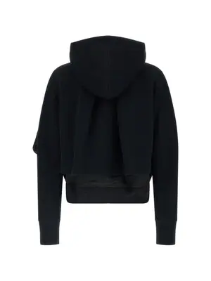 Sacai Cotton Blend Hooded Sweatshirt