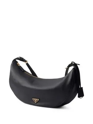 Prada Demi-lune Leather Shoulder Bag