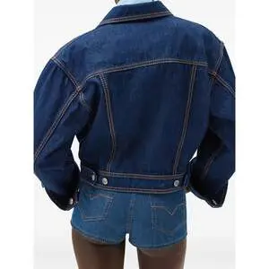 Versace Cotton Denim Blouson Jacket
