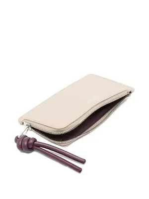 Loewe Knot Leather Zipped Card Case