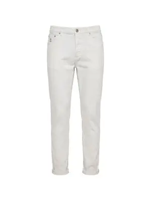 Brunello Cucinelli Cotton Denim Jeans - Multicolor