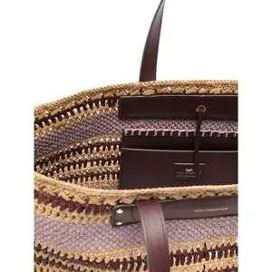 ANYA HINDMARCH Woven Raffia Shoulder Bag