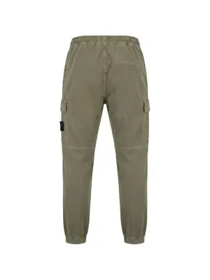 Stone Island Cotton Cargo Trousers