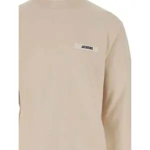Jacquemus Organic Cotton Crew Neck Sweatshirt