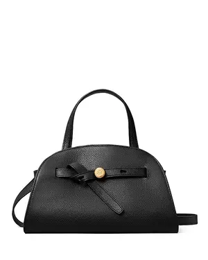 Tory Burch Romy Bauletto Handbag - Black