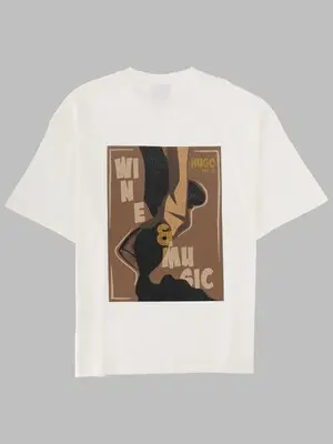 Hugo T-shirt Con Stampa
