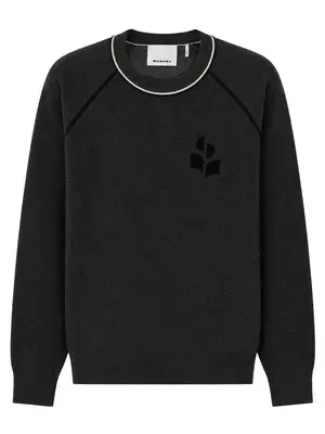 MARANT Maglia "serek" Con Logo - Grey