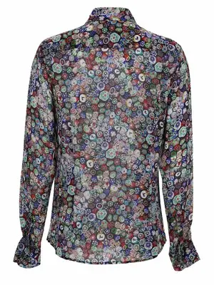 Dries Van Noten Embroidered Viscose Shirt - Multicolour
