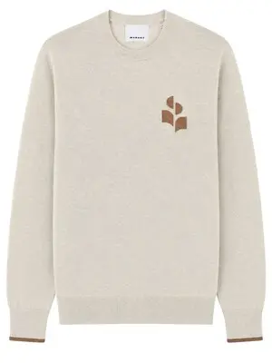 MARANT Maglia "antea" Con Logo - Ivory