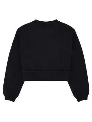 Dries Van Noten Cropped Sweatshirt With Drawstring