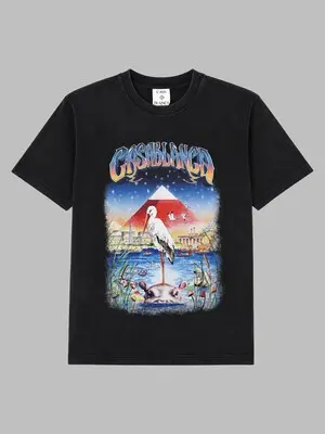 Casablanca Oversized Egypt Print T-shirt