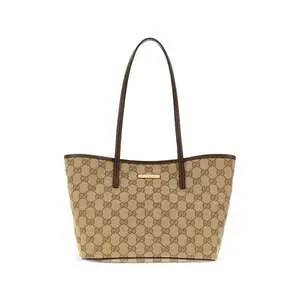 Gucci Gg Canvas Tote Bag - Cream