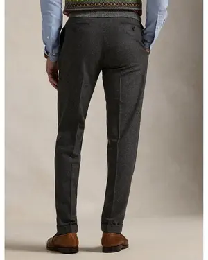 Polo Ralph Lauren Pleated Wool Regular Fit Flannel Trousers
