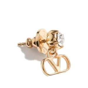 Valentino Garavani Vlogo Signature Crystal Stud Earrings