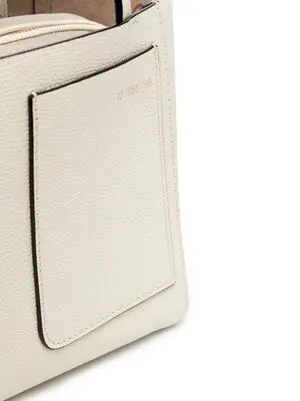VALEXTRA Mini Leather Bucket Bag