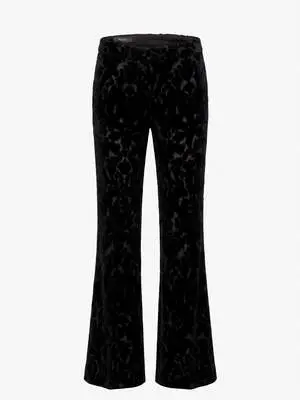 Gucci Wide-leg Devoré Velour Pants