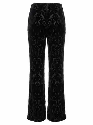 Gucci Wide-leg Devoré Velour Pants