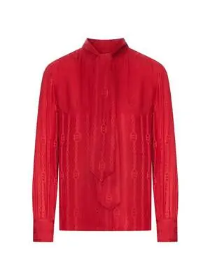 Gucci Silk Jacquard Shirt