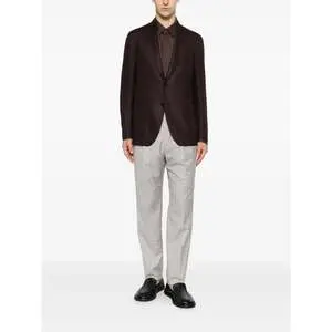 Tagliatore Virgin Wool Textured Blazer