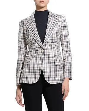 Theory Lynnia Wool Tailored Blazer