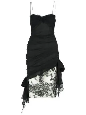 Alessandra Rich Silk Mini Dress