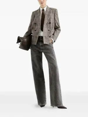 Brunello Cucinelli Prince Of Wales Check Suit-type Jacket