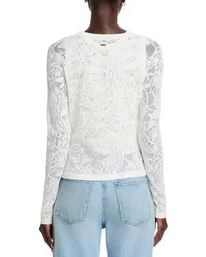 TOCCIN Annabelle Long Sleeve Lace Cardigan