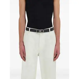 FERRAGAMO Gancini Buckle Reversible Leather Belt