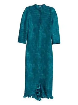 Fendi Faded Plissé Dress - Multicolor