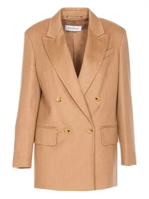 Max Mara Double-breasted Jacket - Multicolor