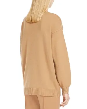Max Mara Fido Wool & Cashmere Crewneck Sweater - Powder