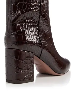 Paris Texas Anja Embossed Leather Tall Boots
