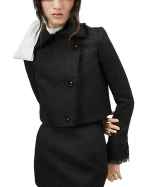 Alexander McQueen Wool-blend Light Tweed Jacket