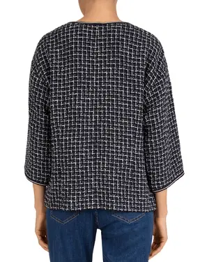 Gerard Darel Agostina Tweed Jacket With Trim