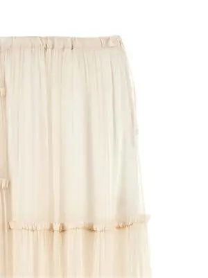Dries Van Noten Sunia Bis Silk Muslin Skirt