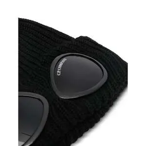 C.P. COMPANY Ribbed Knit Goggle Beanie