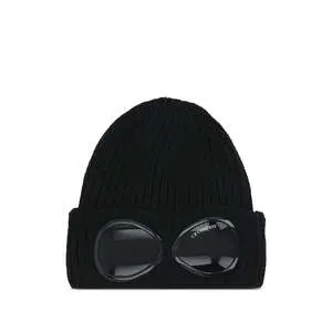 C.P. COMPANY Ribbed Knit Goggle Beanie