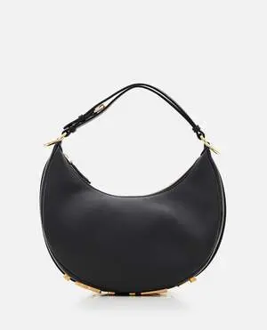 Fendi Small Graphy Leather Shoulder Bag