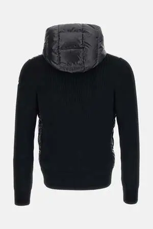 Moncler Padded Hood Cardigan Jacket